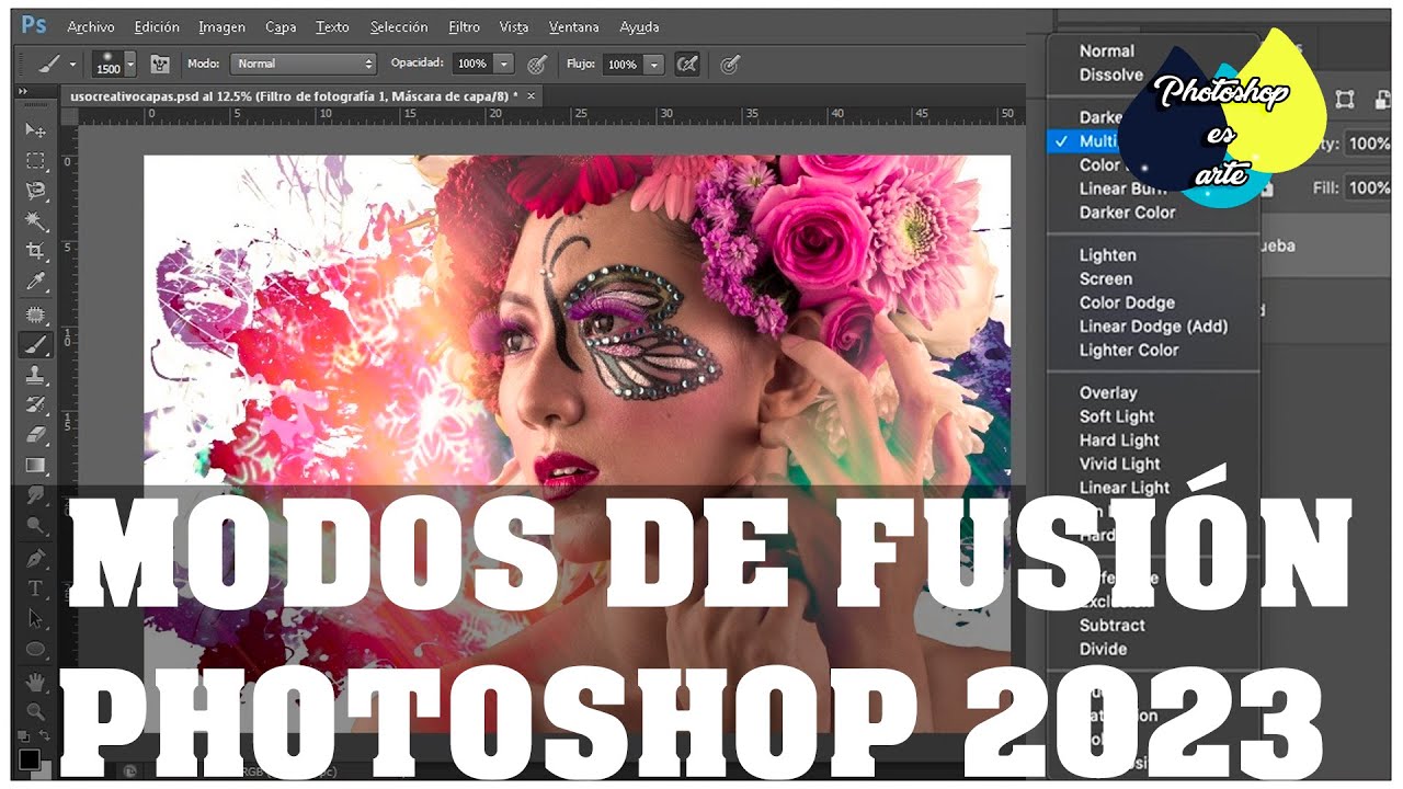 TODOS LOS MODOS DE FUSIÓN EN PHOTOSHOP 2023 - YouTube