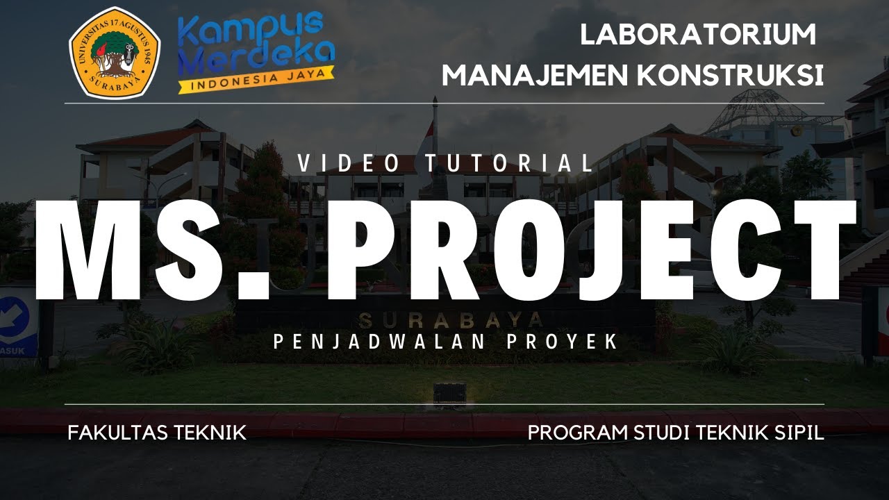 MS. PROJECT (PENJADWALAN PROYEK) - YouTube