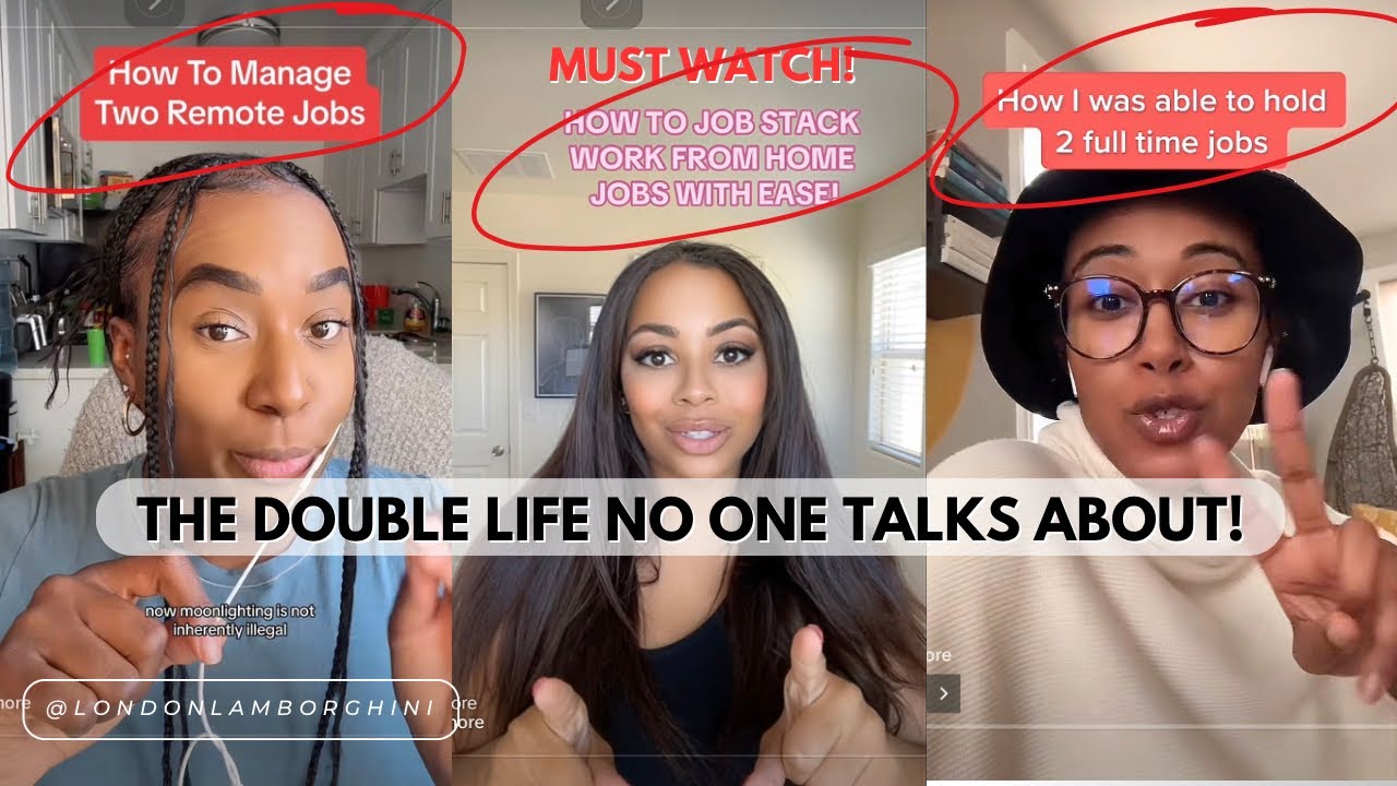 Working TWO Full-Time Remote Jobs! - YouTube