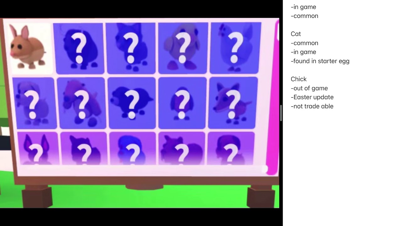Adopt me trading tips and values pt1 (commons) - YouTube