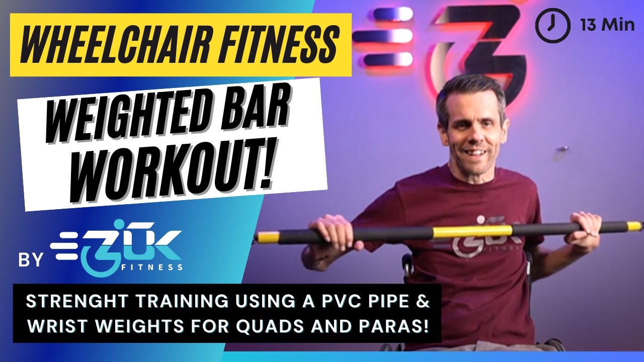 Weighted Bar Workout for Quads and Paras! - YouTube