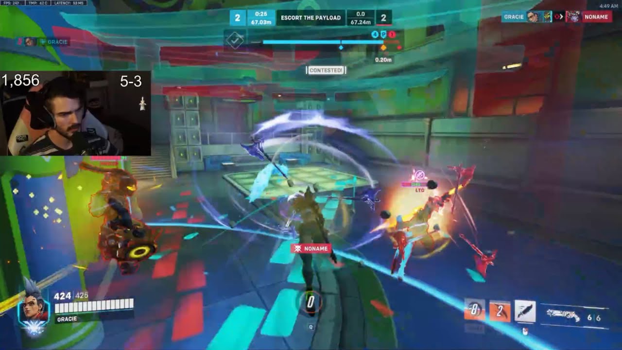 Overwatch 2 JunkerQueen God GURU Literally Destroys Whole Enemy Team ...