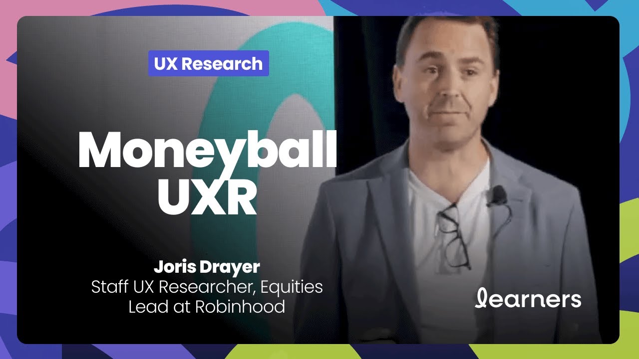 Moneyball UXR | Joris Drayer - YouTube