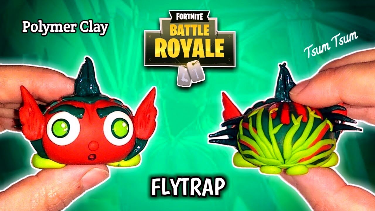 FLYTRAP | TSUM TSUM | FORTNITE | Polymer Clay Tutorial - YouTube