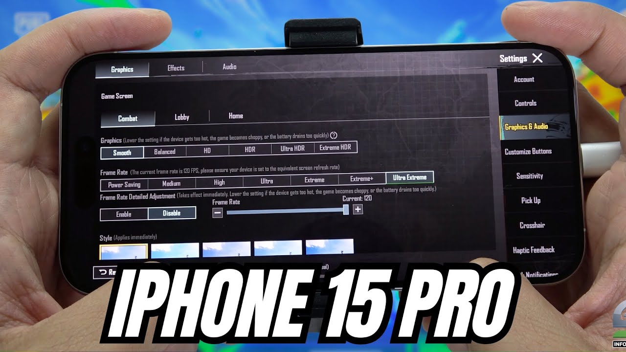 iPhone 15 Pro test game PUBG 120 FPS Ultra Extreme Update 2024 | Apple ...