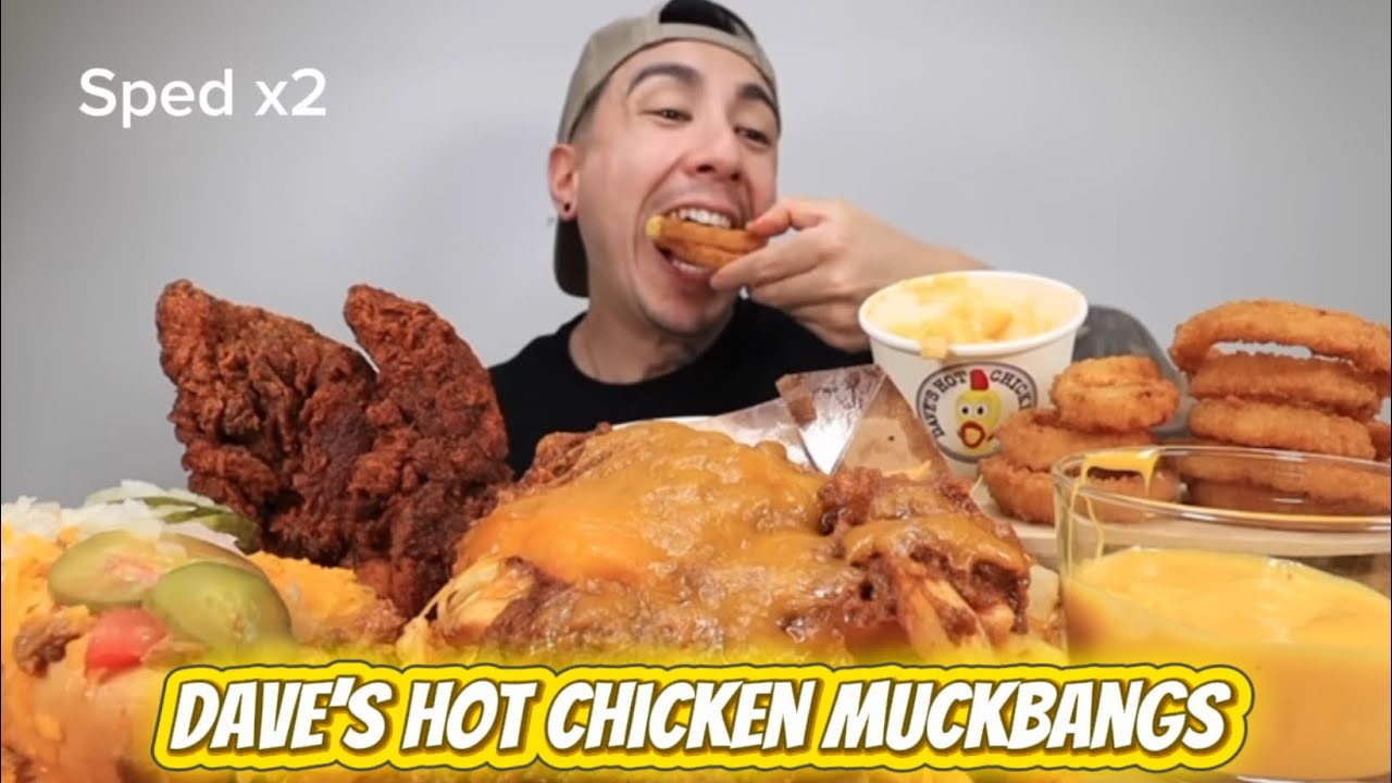 WOWWW EAT EAT | DAVES HOT CHICKEN COMPILATION🍗🍟!!! - YouTube