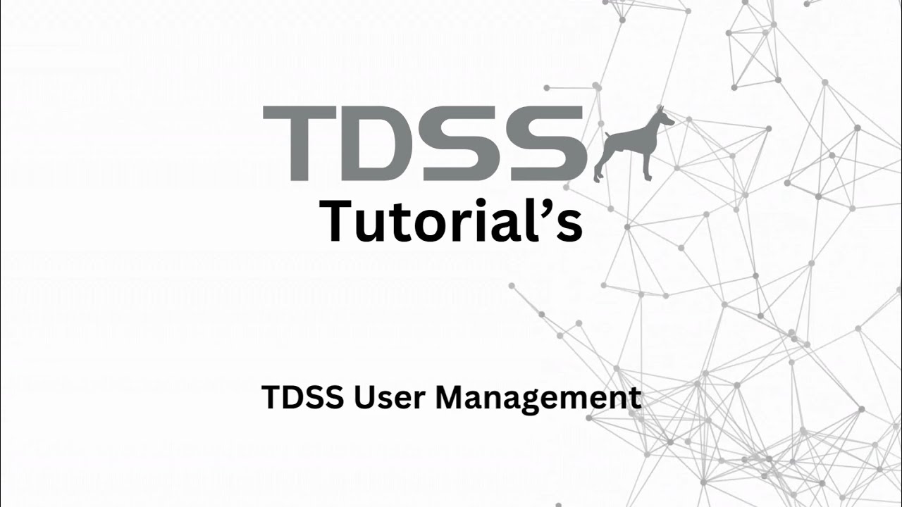 TDSS User Management NVR | Add User Role - YouTube