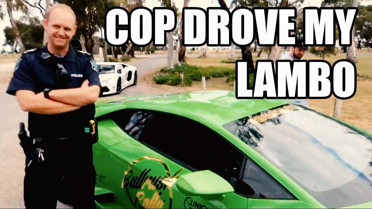 PULLED OVER by Coolest Cop Ever! Much Respect! So We Let Him Drive The ...
