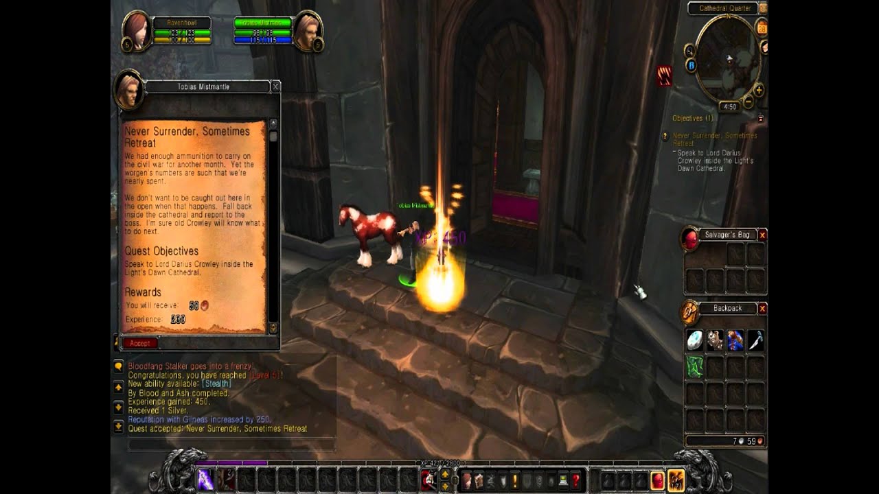 Cataclysm Beta] Worgen Female Gameplay Part 2 - YouTube