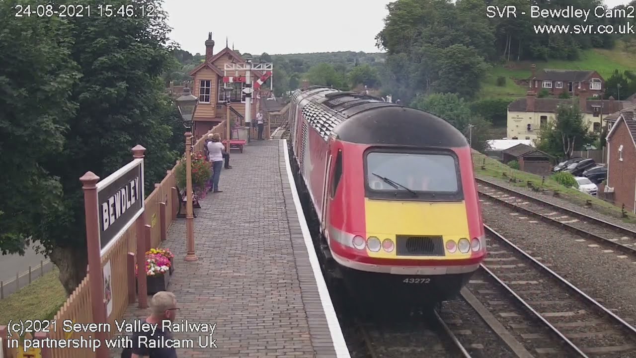 Colas Rail 43272/274 HST Power Car testing on the Severn Valley Railway ...