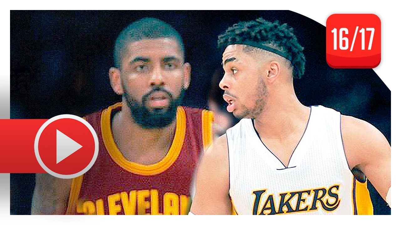 Kyrie Irving vs D'Angelo Russell EPIC Duel Highlights (2017.03.19 ...