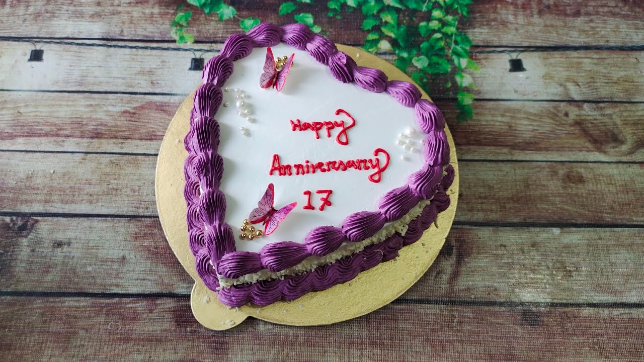1 pound vanila cake decoration | love shape cake desagin | simple cake ...