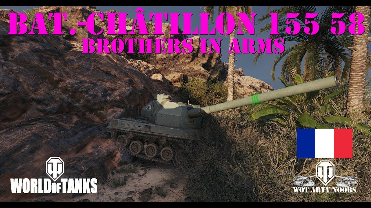 Bat.-Châtillon 155 58 - Brothers in Arms - YouTube