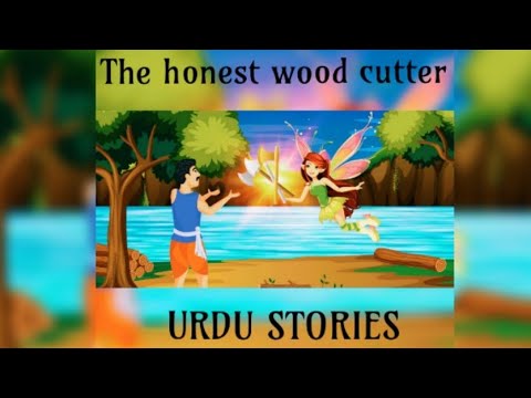 The honest wood cutter urdu stories for kids ایماندارلکڑہارےکی کہانی ...