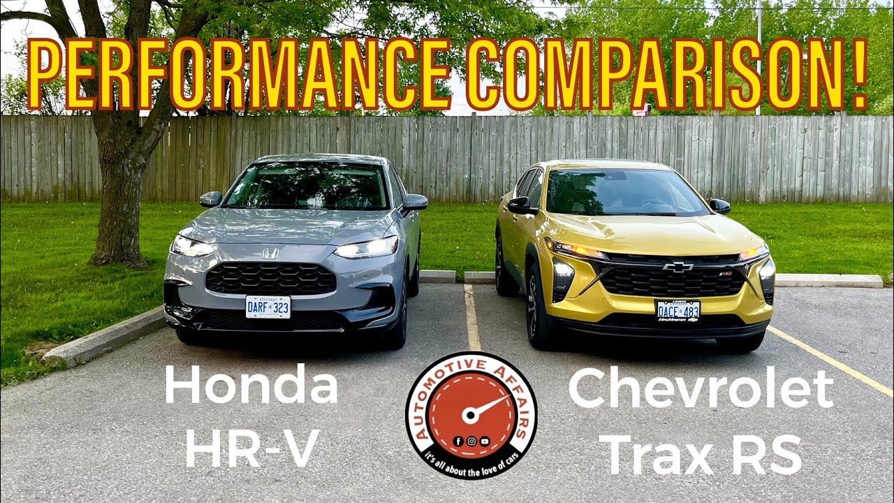 Honda HR-V vs. Chevrolet Trax RS | 2024 Performance Comparo | 0-60 + 40 ...