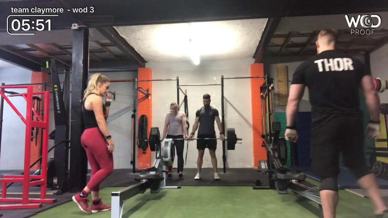 Team Claymore - qualifier games meltdown wod 3 - YouTube