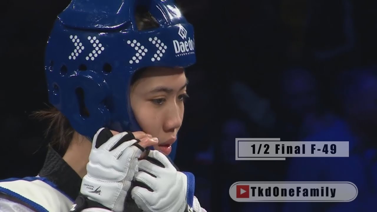 Panipak WONGPATTANAKIT (THA) vs Yu ting HUNG (TPE) 2018 Manchester WT GP - YouTube