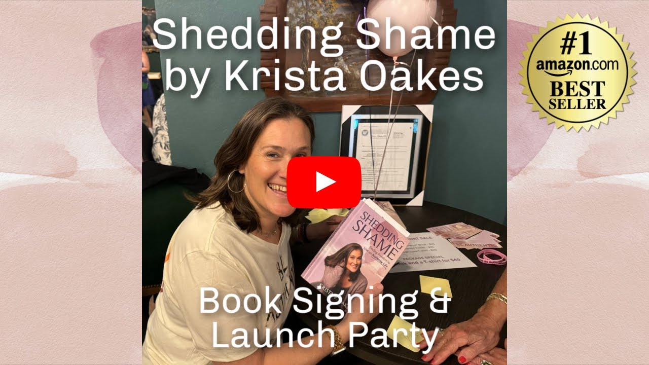 Shedding Shame | by Krista V. Oakes | Book Signing / Launch Party - YouTube