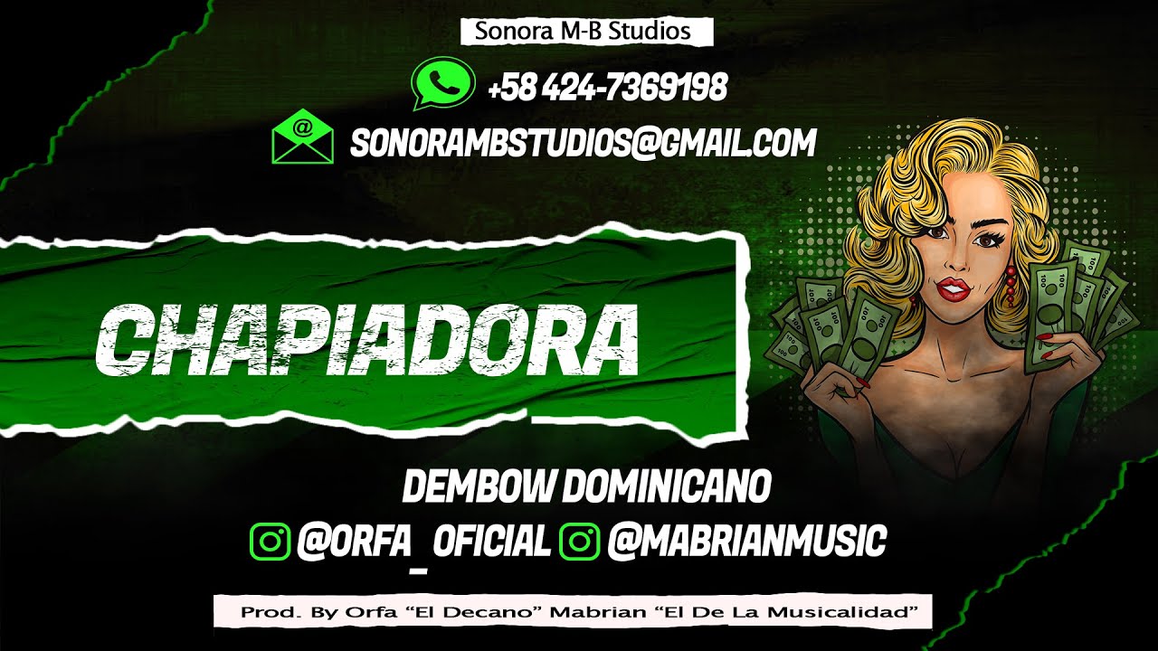 "CHAPIADORA"🤑| Dembow Dominicano Type Beat | Instrumental 2022 | El ...