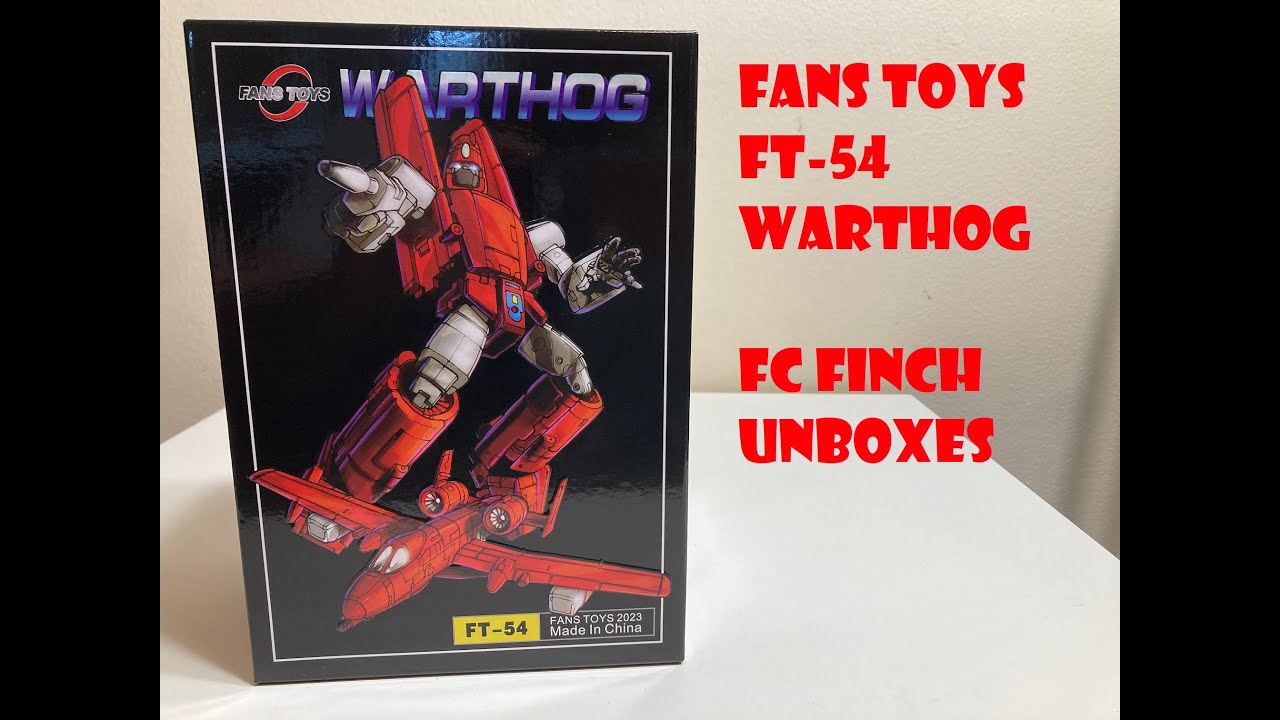 FANS TOYS FT-54 WARTHOG - MASTERPIECE POWERGLIDE: FINCH UNBOXES - YouTube