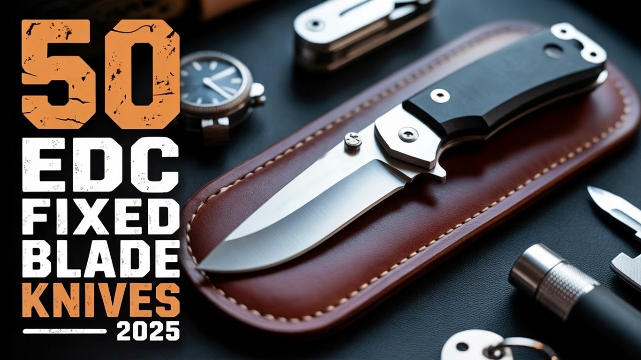 50 Best EDC Fixed Blade Knives in 2025 - YouTube