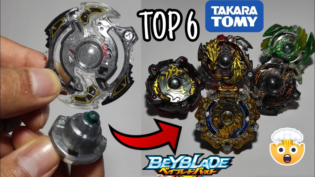 Top 6 mejores *DUAL LAYER* de Beyblade Burst TAKARA TOMY - YouTube