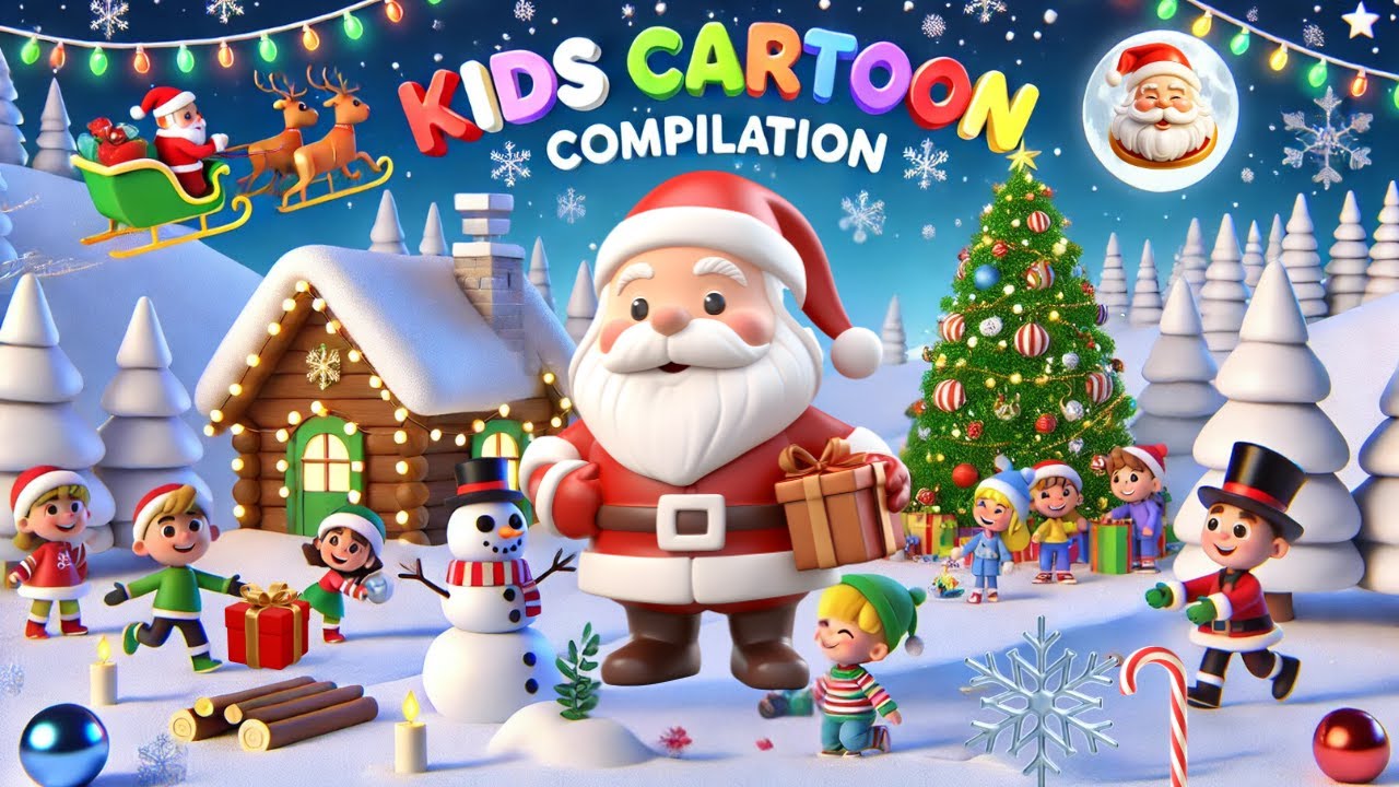 🎄 Fun Christmas Compilation for Kids | Bebefinn, Cocomelon, Nursery ...