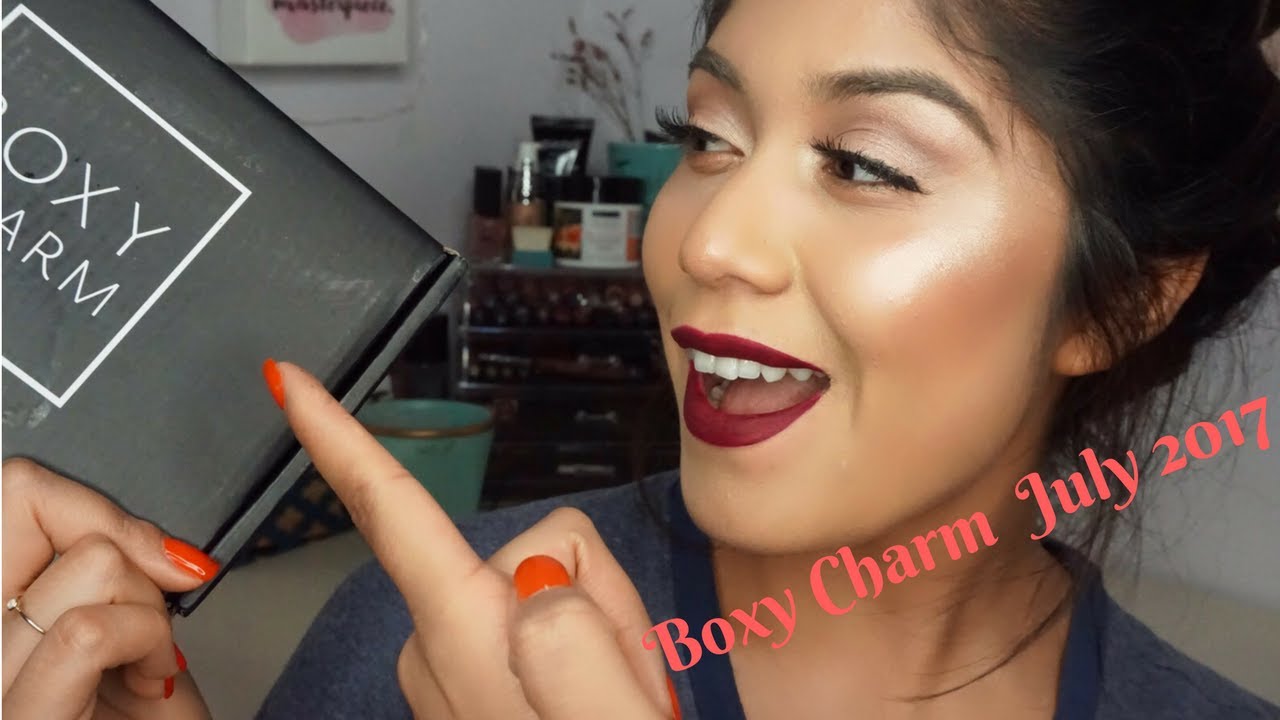 Boxy Charm July 2017/ Try on/ A boxy charm inspired look - YouTube