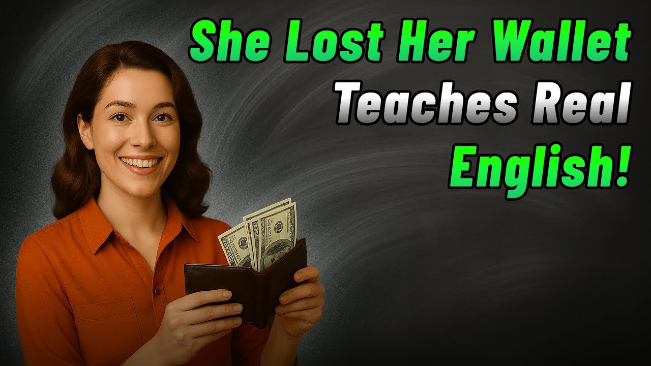 The Lost Wallet Story: Learn English Vocabulary - YouTube