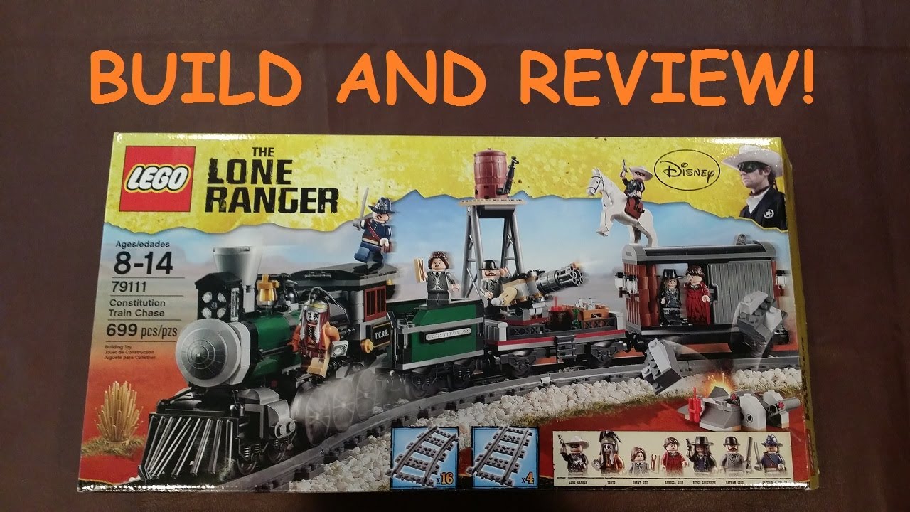 LEGO The Lone Ranger Constitution Train Chase 79111 Build and Review ...