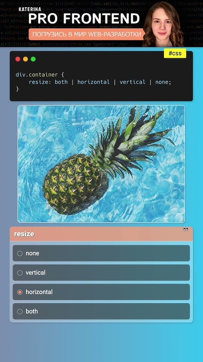 Resize Css Property Css свойство Css Css3 Frontend фронтенд Webdesign Webdevelopment