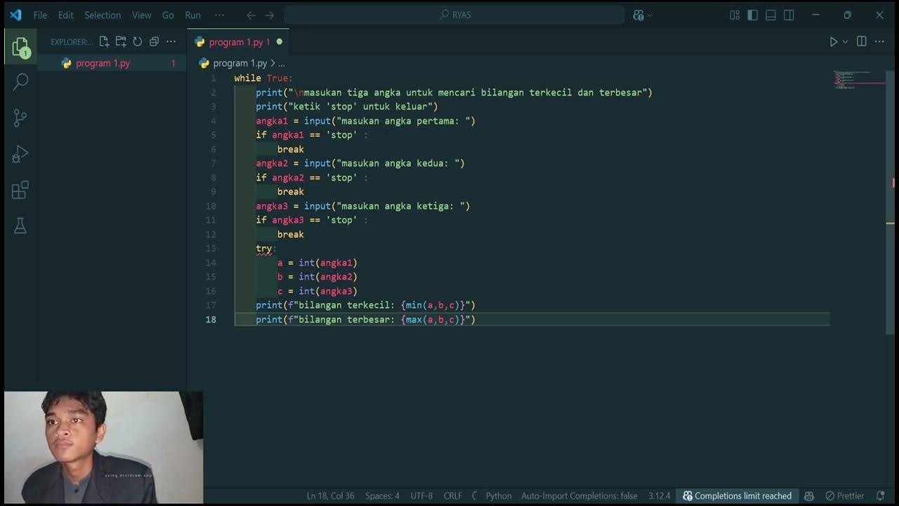 pembuatan program perulangan, hitung IPK, array 2d,dan array 3d - YouTube