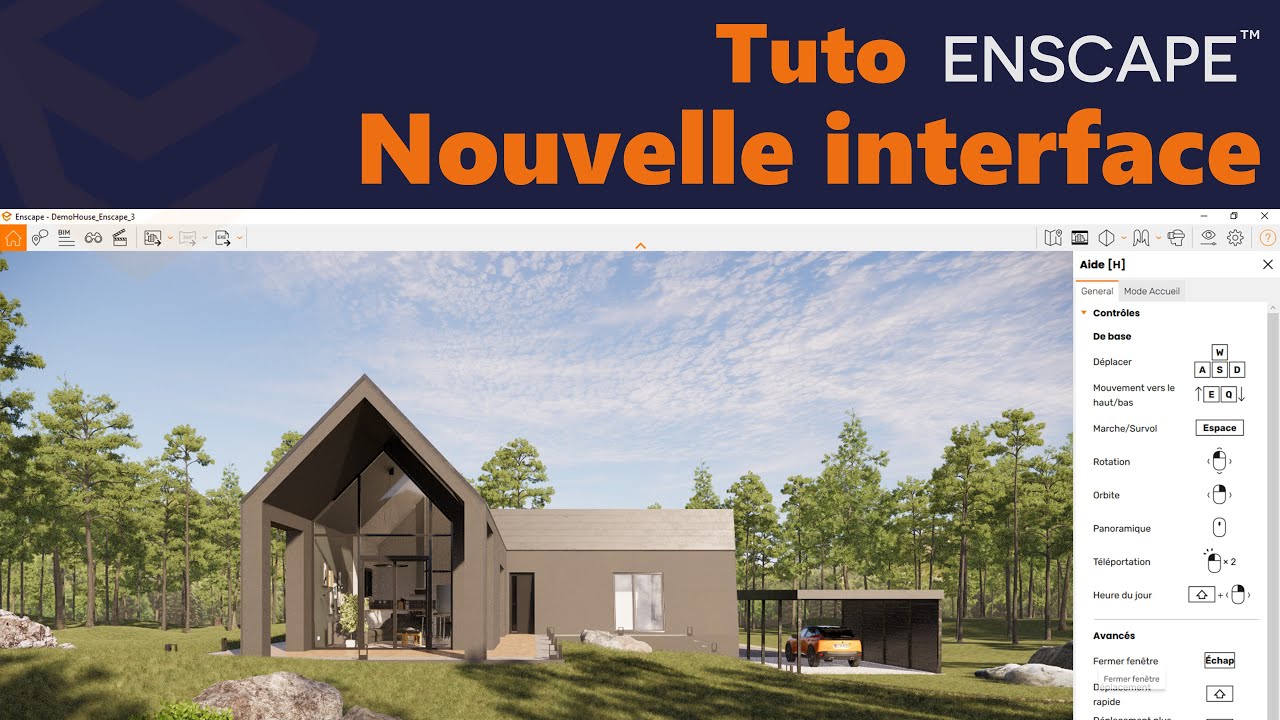 Tutoriel Enscape 3 : Découverte de l'interface - YouTube