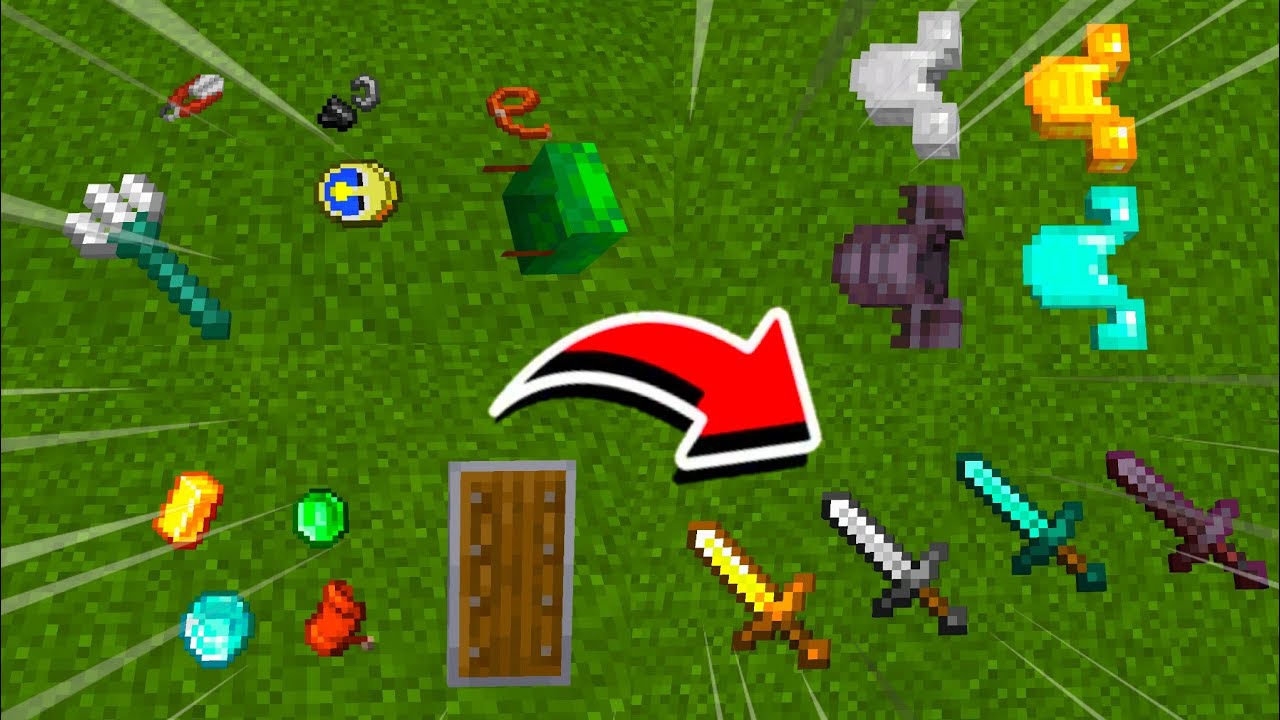 Saiu Addon Mod Que Adiciona Itens Em 3d No ChÃo Para Minecraft Pe
