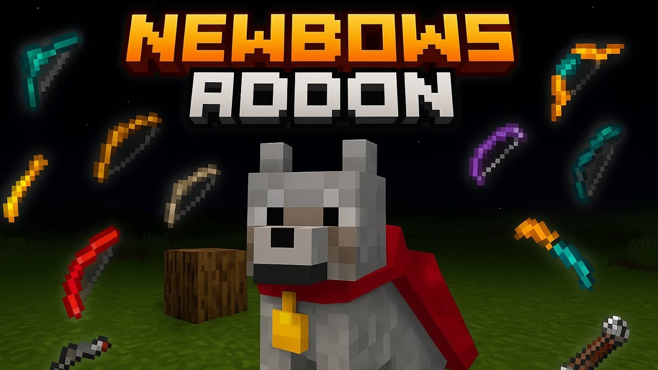 Minecraft ale, NEWBOWS ADDON - YouTube