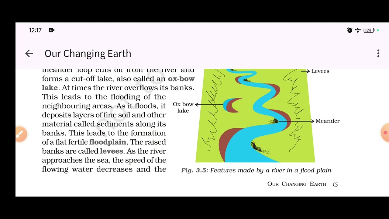 NCERT Class 7 Geography Chapter 3 Topic -Work of a river 😊full ...