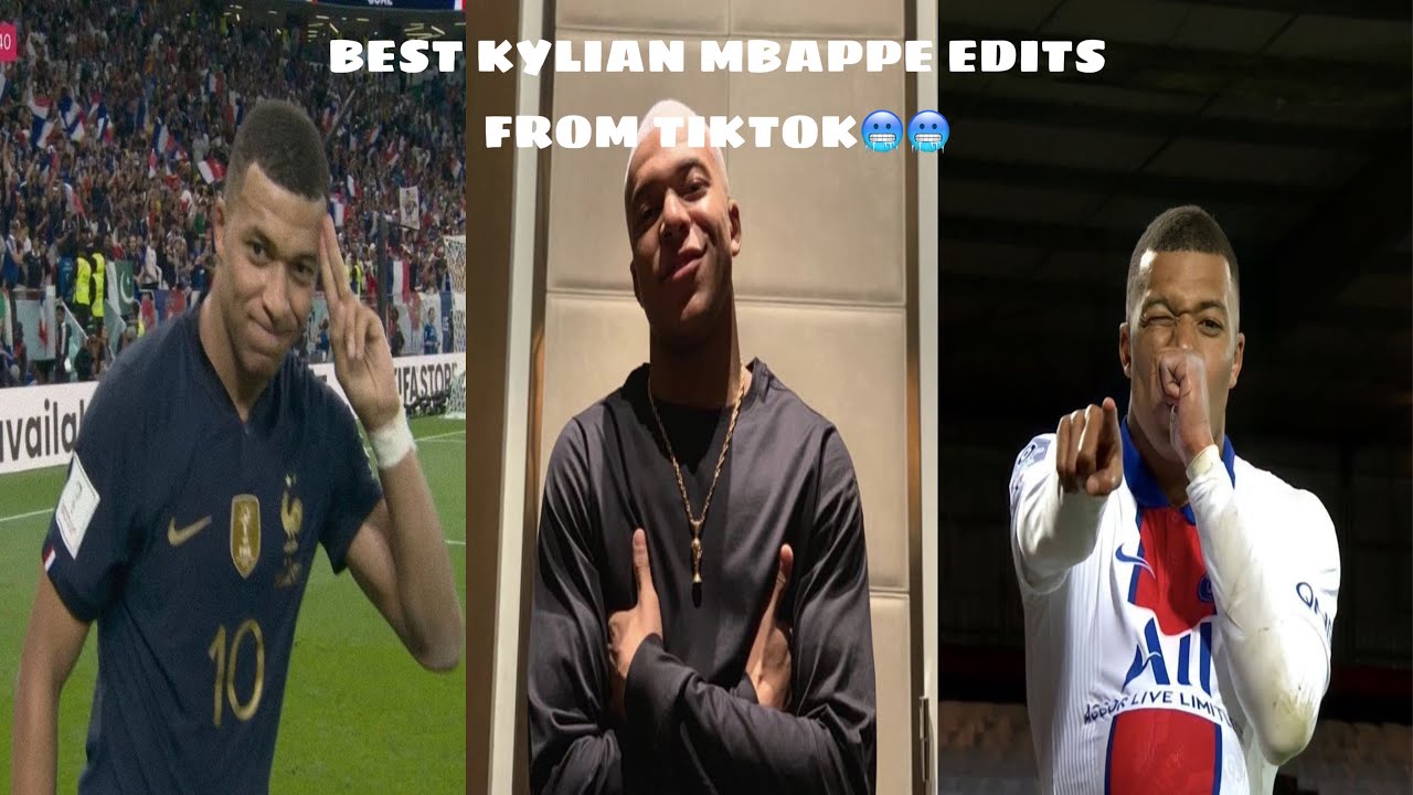 BEST Kylian Mbappe edits from #tiktok - YouTube