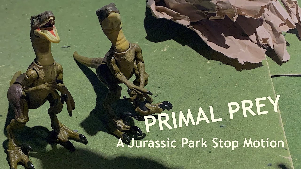 PRIMAL PREY ( A Jurassic Park Stop Motion) - YouTube