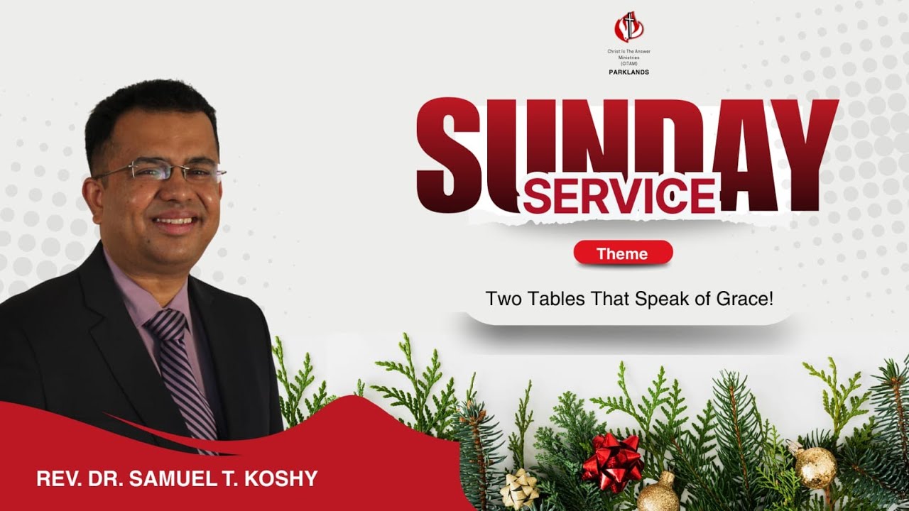ASIAN DINNER || SUNDAY 7TH DEC 2025 || PST. SAMUEL T KOSHY - YouTube