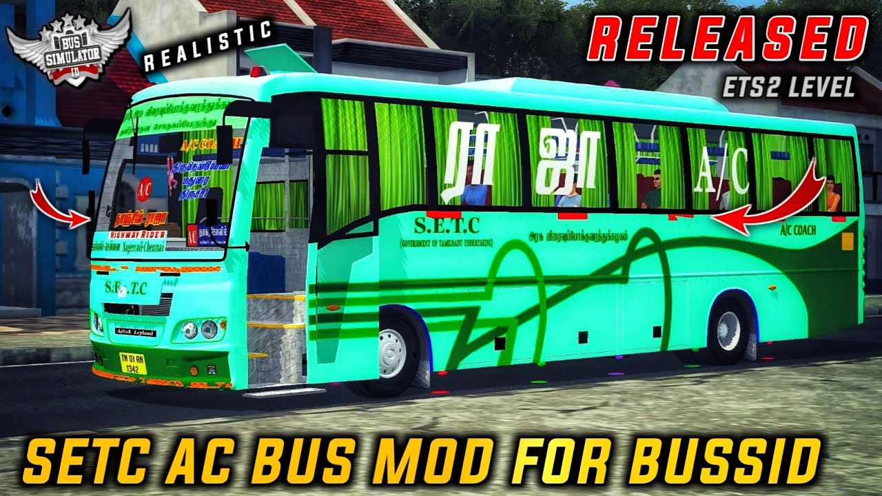 Download REALISTIC SETC GREEN AC BUS MOD for bus simulator indonesia ...
