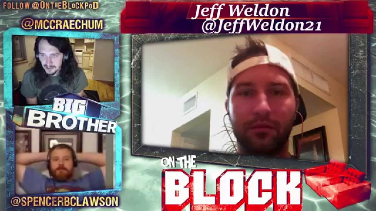 Jeff Weldon | Game Rundown | On The Block | Big Brother 17 - YouTube