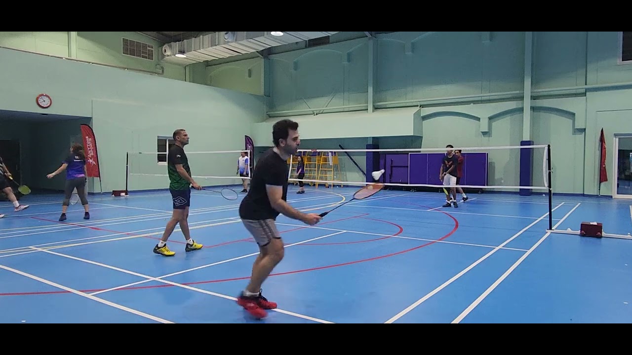 Solid Badminton Club Dubai | Dan/Jim vs —/— - YouTube