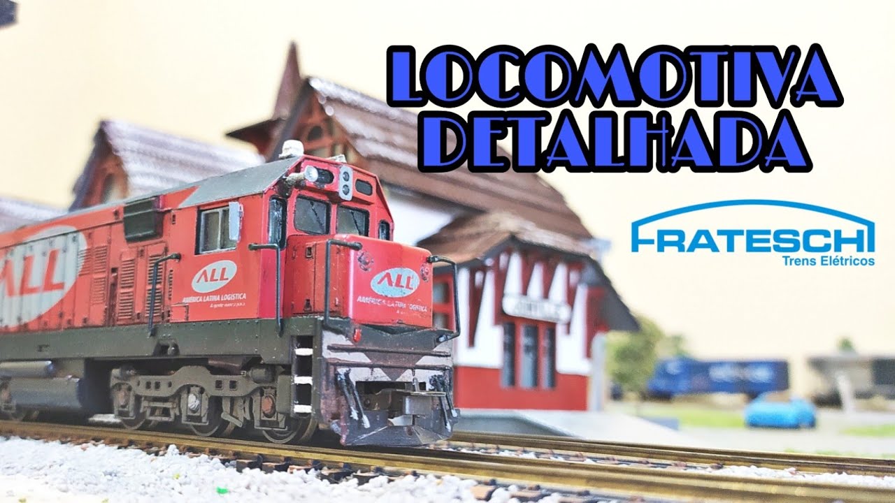 Locomotiva Frateschi Detalhada, G22CU ALL - YouTube