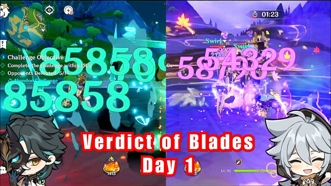 Verdict of Blades Day 1 Xiao & Razor - YouTube