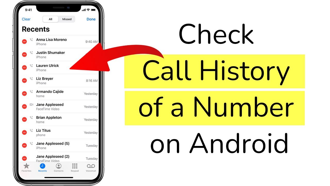 How to Check Call History of a Number on Android? - YouTube