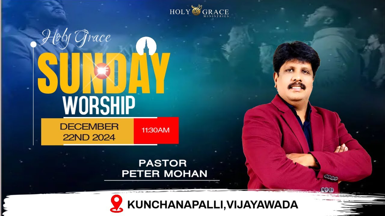 🔴𝐿𝒾𝓋𝑒 | #sunday ServiceLive Stream | 4k | Holy Grace | 10:00AM Live ...