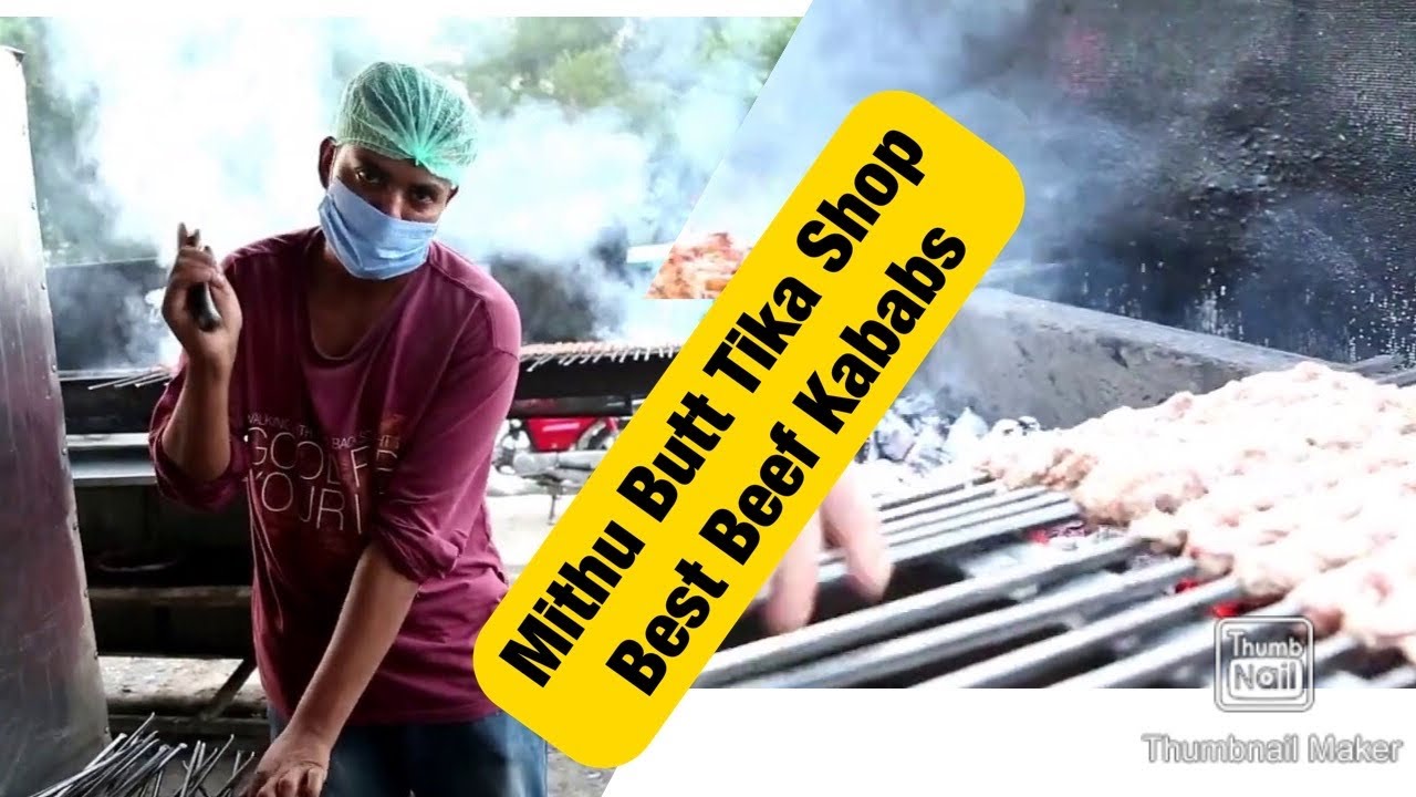 Best Beef kabab | Mithu Butt Tikka Shop | best bar b q in Gujranwala - YouTube