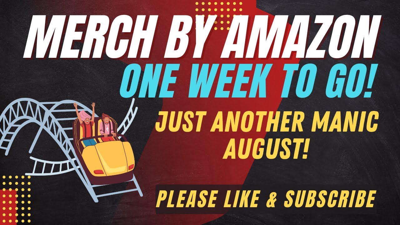 MERCH BY AMAZON (ON DEMAND) - August 23, 2023 Sales Update - YouTube