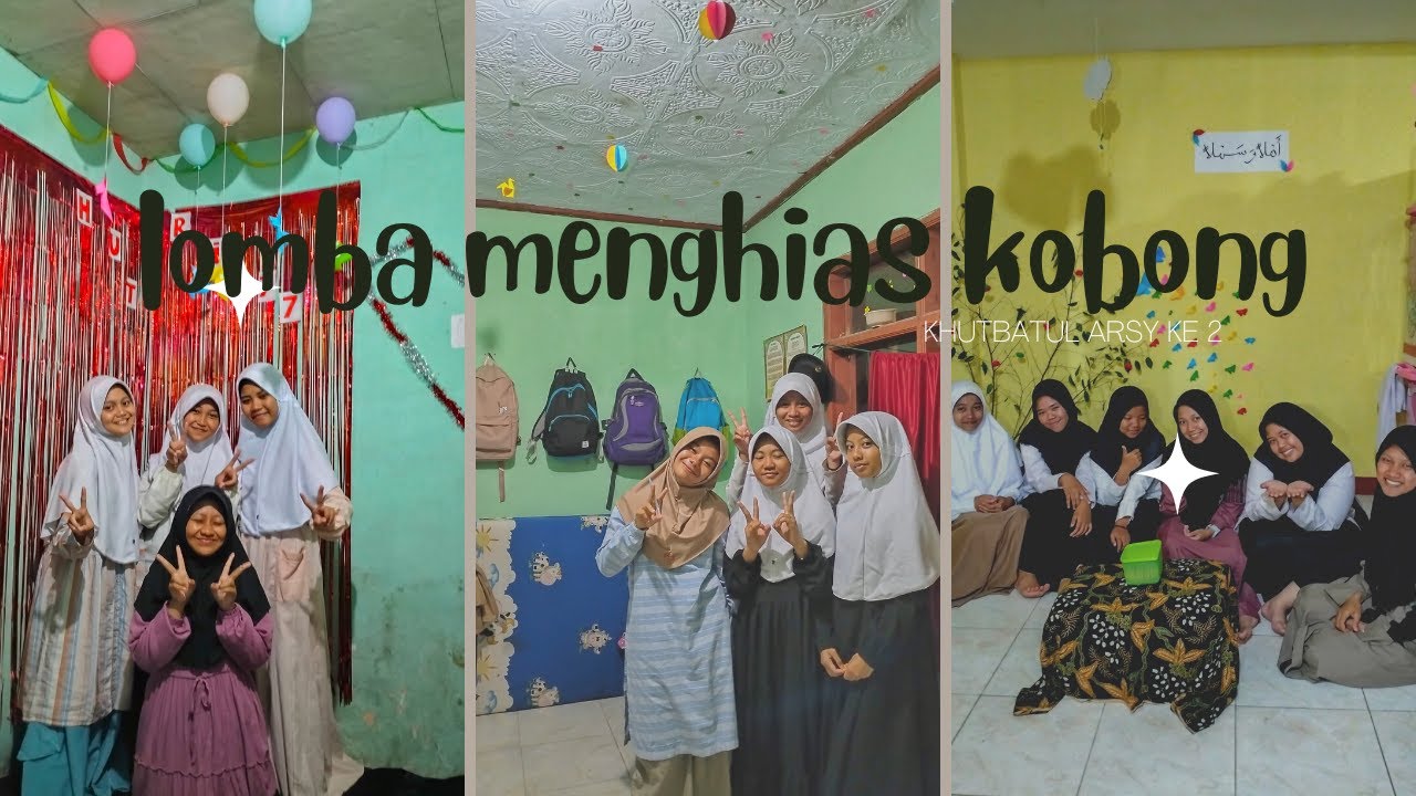 Lomba Menghias Kobong PART 2..seru juga ...wajib tonton nih oke. - YouTube