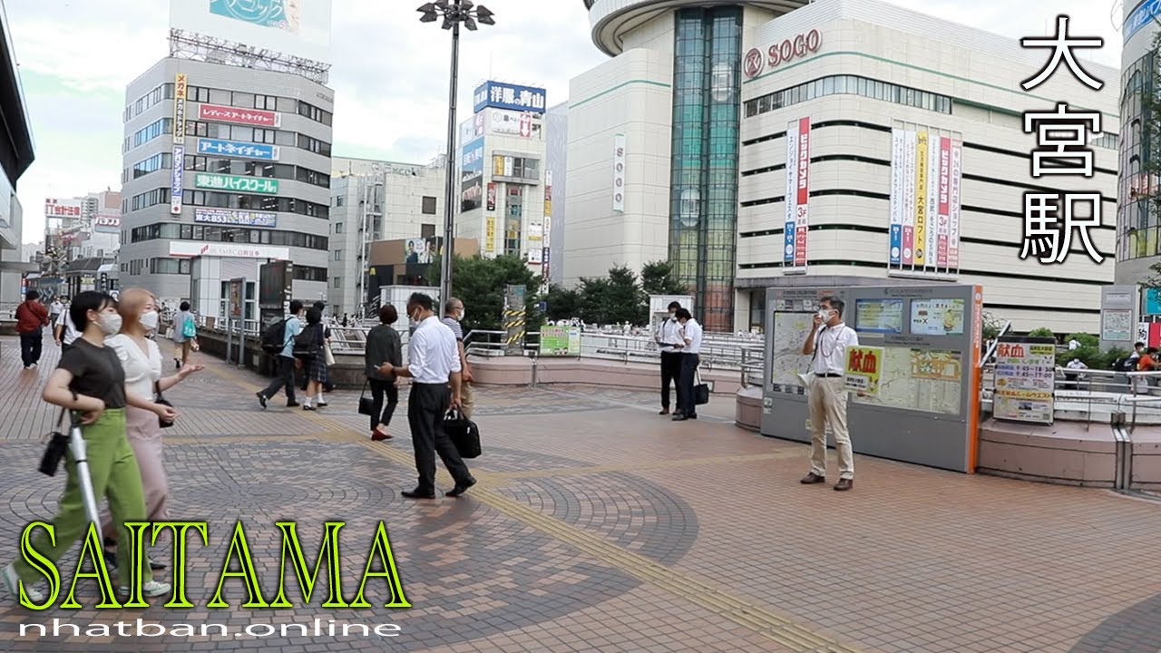Japan 2022 July 28 | Omiya station, Saitama city - Japan walk video | # ...